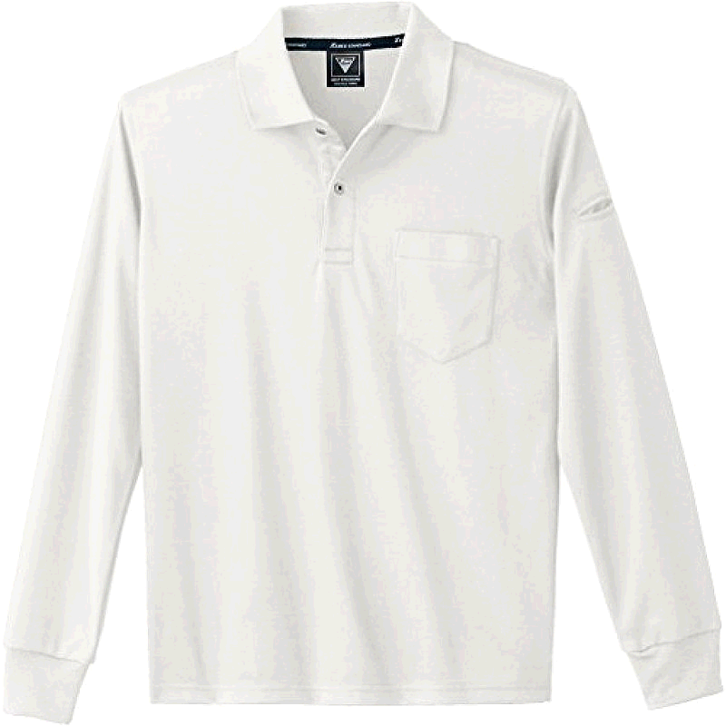 【日本直邮】Xebec 防静电长袖保罗衫 6015 32 白色S