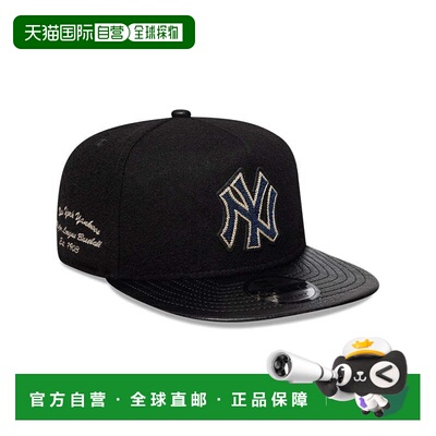 日本直邮9FIFTY A-Frame Wool Letterman 纽约扬基队黑色