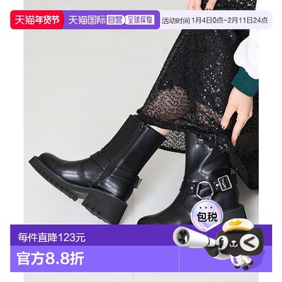 日本直邮Oriental Traffic 工程师中筒靴 41421 OR526BW003015