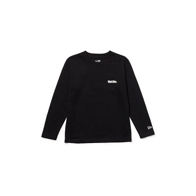 日本直邮YTH LS CT TEE TAGGING 黑色T恤