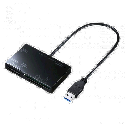 【日本直邮】SANWA SUPPLYUSB3.0读卡器黑色ADR-3ML35BK