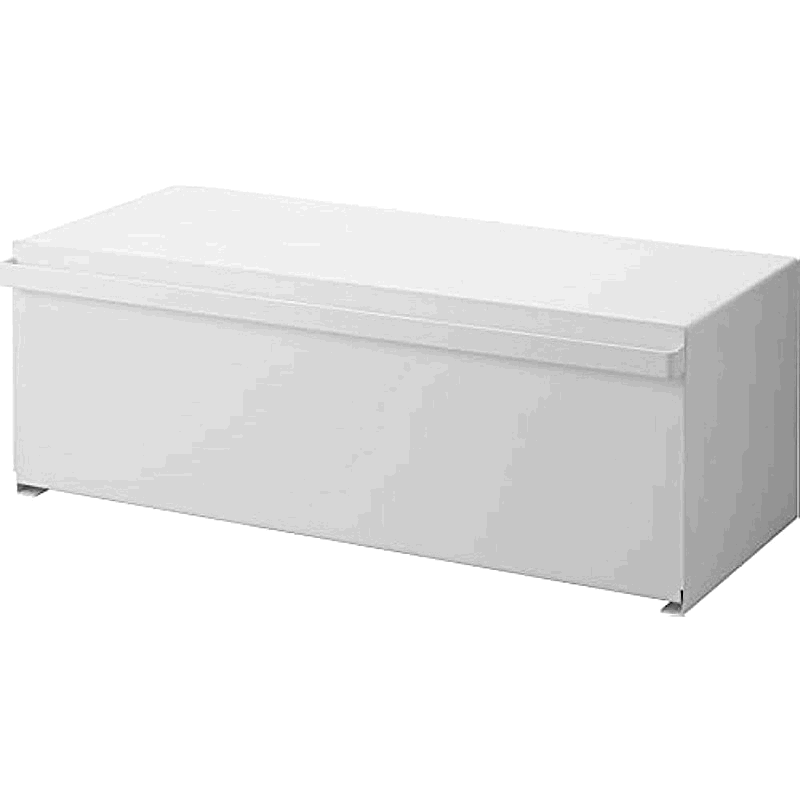 【日本直邮】Yamazaki 面包盒 宽白 白色 厨房用品 储存容器