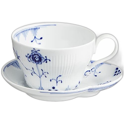 【日本直邮】ROYAL COPENHAGEN 咖啡杯和茶托 1026453 白色 260ml