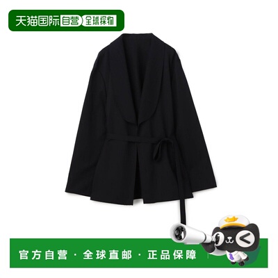 日本直邮BACCA 女装 条纹嘎巴甸浴袍风西装外套 35076407002