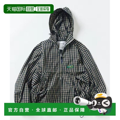 日本直邮Foxfire 男装 联名款格纹连帽拉链衬衫夹 【付后1h可退】