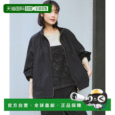 日本直邮23区 L女装2WAY弹力塔夫绸蓬松袖夹克 CMWWLS0307