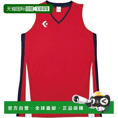 日本直邮CONVERSE 匡威 篮球女子比赛服 CB381701 6429（红/藏青