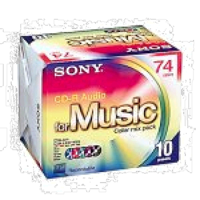 【日本直邮】Sony索尼10CRM74CRAX CD-R AUDIO办公设备磁盘刻录存