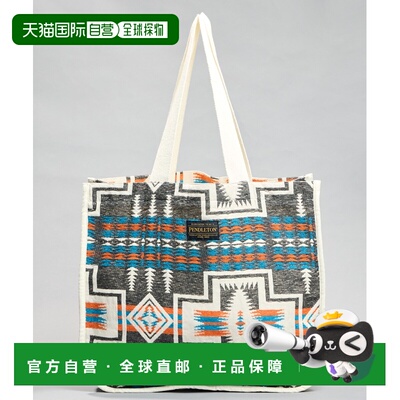 1h可退 日本直邮PENDLETON 男女同款 托特包 织花图案 轻量棉质 P