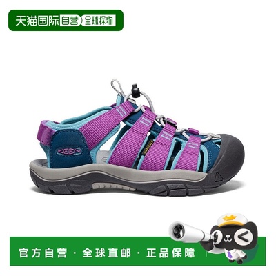 日本直邮KEEN Newport Boundless 防滑耐磨 低帮 儿童户外鞋 蓝紫