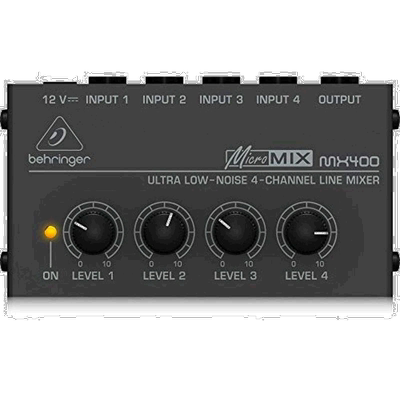 BEHRINGER百灵达调音台MX400调音台快速调音方便携带适配器