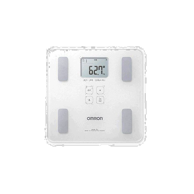 【日本直邮】Omron欧姆龙 体重计 液晶数字显示HBF-228T-SW 闪亮