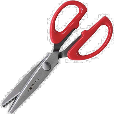 【日本直邮】Clover可乐剪刀P180红色手柄经典实用锋利锯齿设计