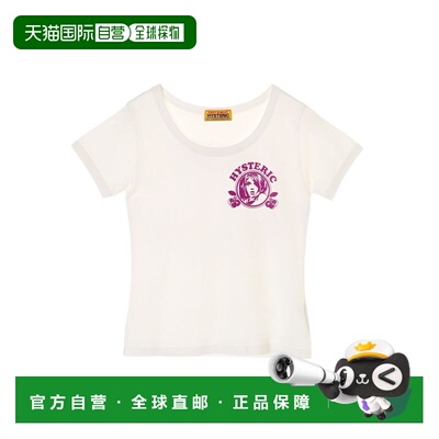 日本直邮HYSTERIC GLAMOUR 女装 短款T恤 樱桃印花 细密苏美尔棉
