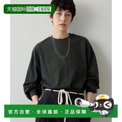 日本直邮官方授权 Whim Gazette THE PAUSE 背部Logo长袖T恤