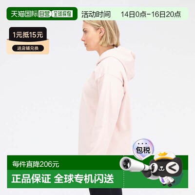 日本直邮New Balance NB Athletics Linear 女士运动休闲连帽卫衣
