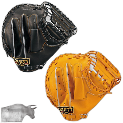 日本直邮ZETT PROSTATUS 垒球接球手小林型垂直通用单色棒球垒球