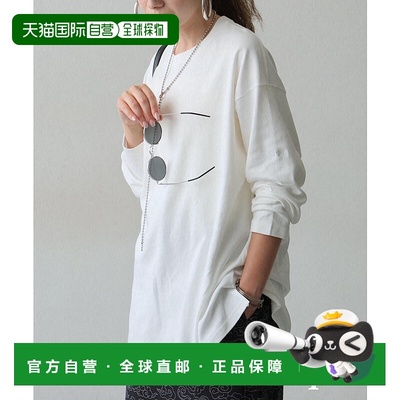 1h可退 日本直邮antiqua 男女同款刺绣logo长袖T恤 ONZ0008新款