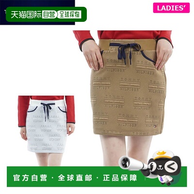 日本直邮Tommy Hilfiger Golf 女士绗缝提花半身裙 THLA579 [2025