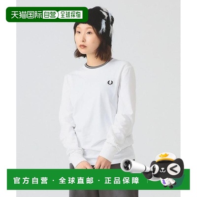 日本直邮Ray BEAMS FRED PERRY Twin Tipped Long Sleeve T-Shirt