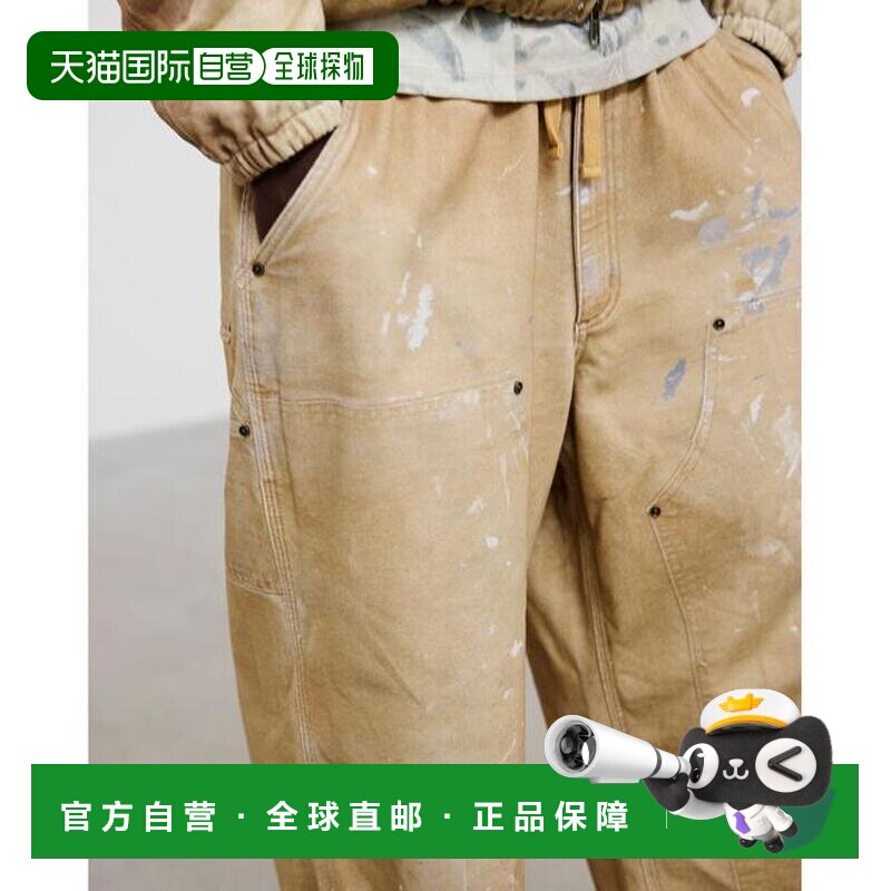 1h可退 日本直邮BEAMS Mock Print Double Knee Sweat Pants 复古