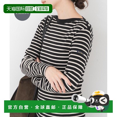 1h可退 日本直邮Le Minor 女士 条纹圆领T恤 CU263102010319