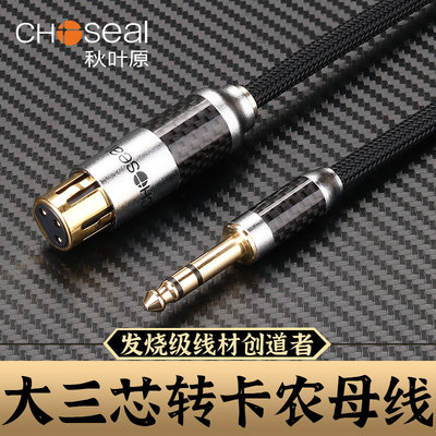 秋叶原大三芯6.5转卡农立体双声