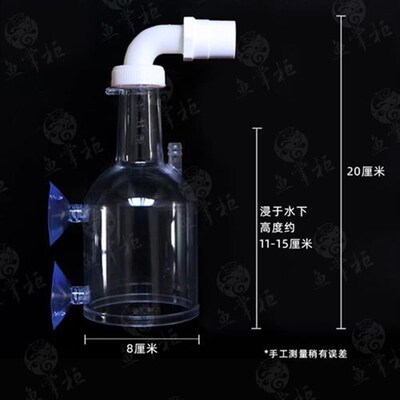 鱼缸出水口增氧器爆氧加氧静音改装过滤桶出水配件水哑巴静音鸭嘴