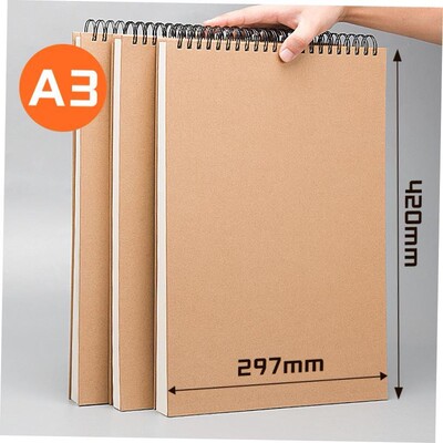 sketch book dedicated A3 hardcov sketchbook素描本 硬皮