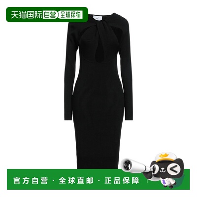 1h可退 香港直邮Coperni 女士 紧身连衣裙 black黑色 舒适时尚