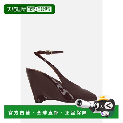 香港直邮Salvatore Ferragamo 菲拉格慕 女士 Arcadia 坡跟漆皮露