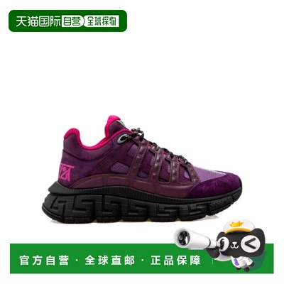 香港直邮Versace 徽标系带运动鞋 DSU80941A049842L610范思哲