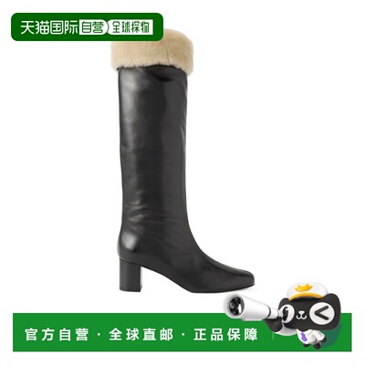 1h可退 香港直邮TOTEME 女士靴子 261WAS0289LE0210357 SS2026 黑