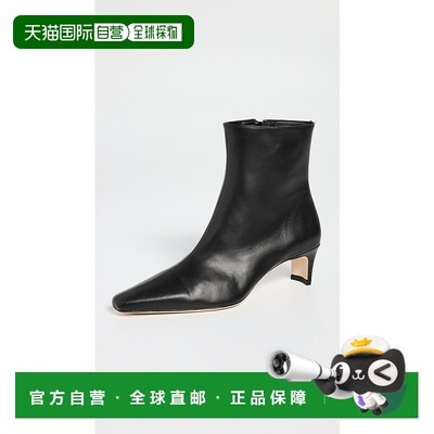 香港直邮Staud 女士 Wally 短靴 black黑色 舒适时尚