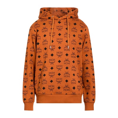 香港直邮MCM 男士 连帽运动衫 BROWN棕色卫衣 帽衫时尚舒适