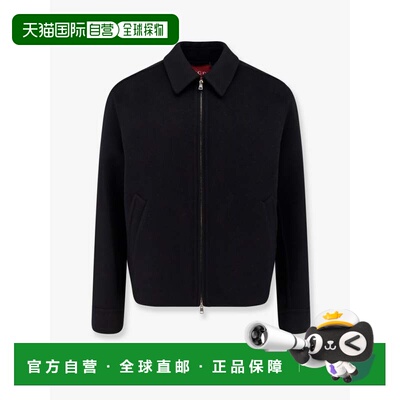 1h可退 香港直邮Gucci 古驰 男士 双层羊毛拉链夹克 794813Z7AON