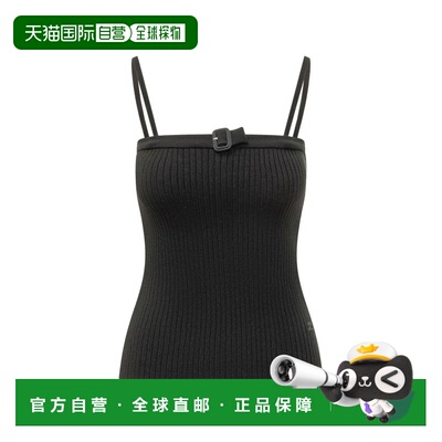 1h可退 香港直邮Courreges 女士 黑色上衣 126MDE156FI0001