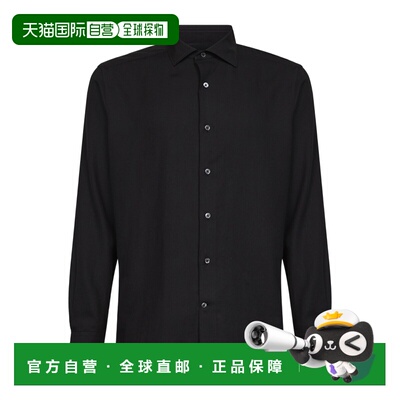 香港直邮Z ZEGNA 男士衬衫 E8X44A4SRF5BK09 AW2026支付后1h可退