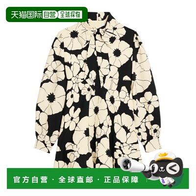 香港直邮Celine SKATER wool organza mini dress RR05H0O84.羊毛