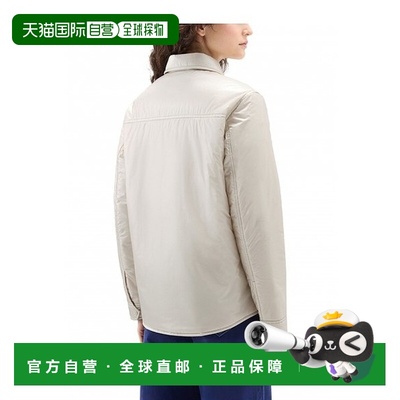 自营欧洲直邮WOOLRICH 再生 Pertex Quantum 绗缝外套式衬衫长袖