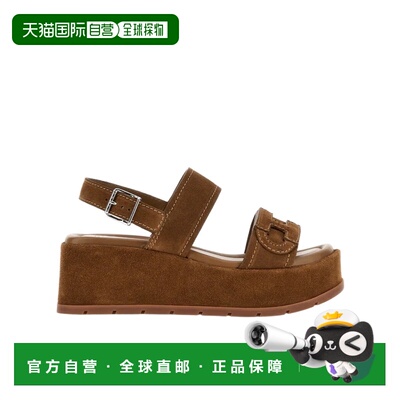 1h可退 香港直邮HOGAN 女士凉鞋 HXW7030GC30BTMS600 SS2026 棕色