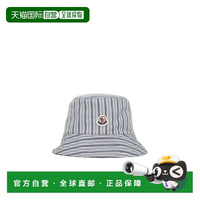 1h可退 香港直邮Moncler 条纹渔夫帽 L10913B00042M9687