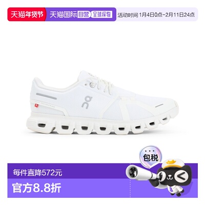 1h可退 香港直邮On 女士 CLOUD 6 运动鞋 3WF10061200WHITE