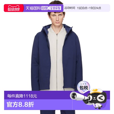 1h可退 香港直邮Veilance 男士 海军蓝 Isogon MX Hoody 夹克 X00