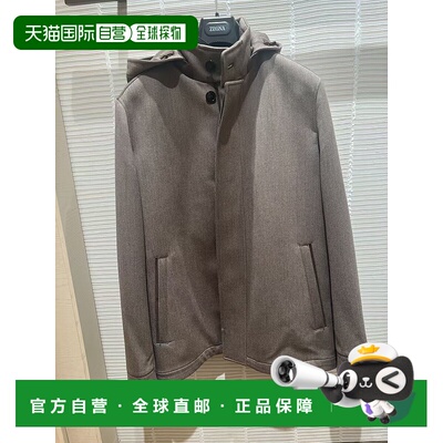香港直邮Zegna 连帽休闲夹克 UGT24A2G200杰尼亚