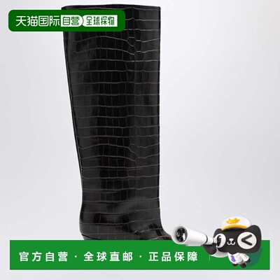 香港直邮toteme 女士 棕色鳄鱼纹皮质靴子 231913847892034