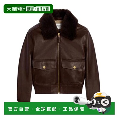 Celine 长袖皮夹克 RV0Q6599E. 【付后1h可退】