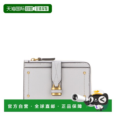 香港直邮Chloe 蔻依 女士 Powder 蓝色皮革小号帕丁顿零钱包 CH26