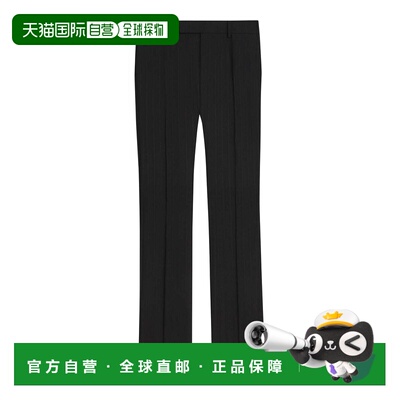 1h可退 香港直邮CELINE 男士休闲裤 2P032876X38DM AW2024 黑色 P