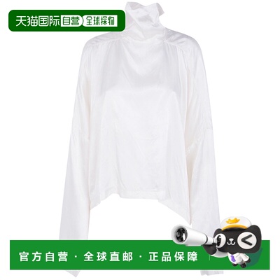 1h可退 香港直邮RICK OWENS 女士衬衫 RP01F6216N11 SS2026 白色